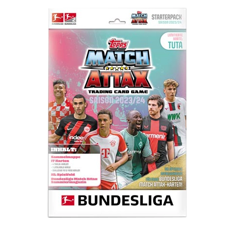 Topps Bundesliga Match Attax 2023/24 Display Starter usw - Sticker-und ...