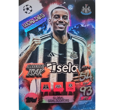 Topps Match Attax Champions League 2025/26 Worldies Limited Edition WLE ...