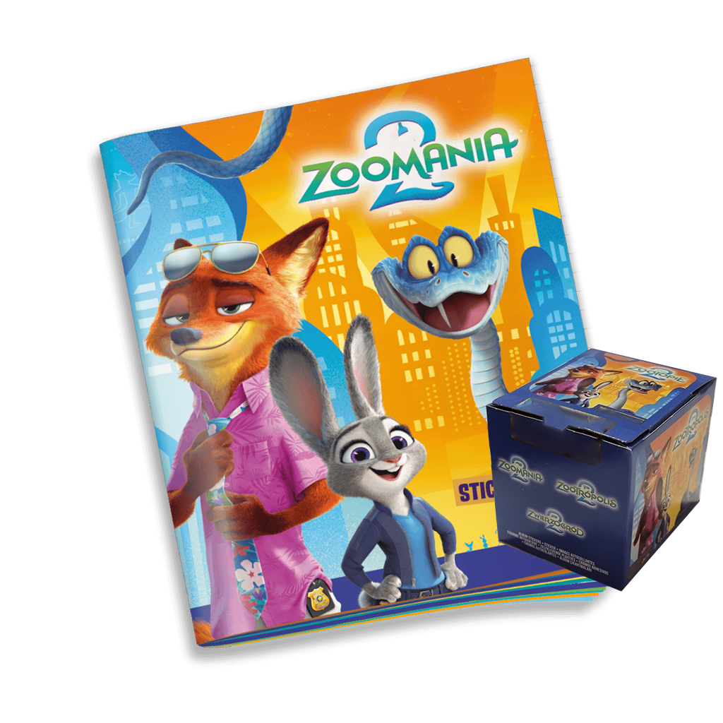Panini Zoomania 2 Sticker Stickeralbum + Display (36 Tüten) | Bundle